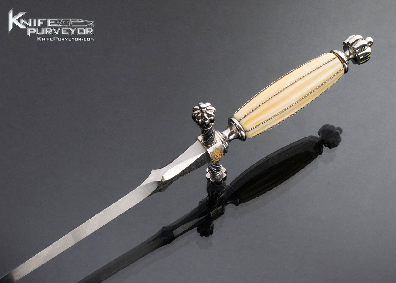 Wolfgang Loerchner Custom Knife Martin Butler Engraved with 24KT Gold ...