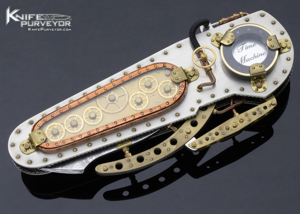 Van Barnett Custom Knife Sole Authorship Steam Punk "Suspension Blade ...
