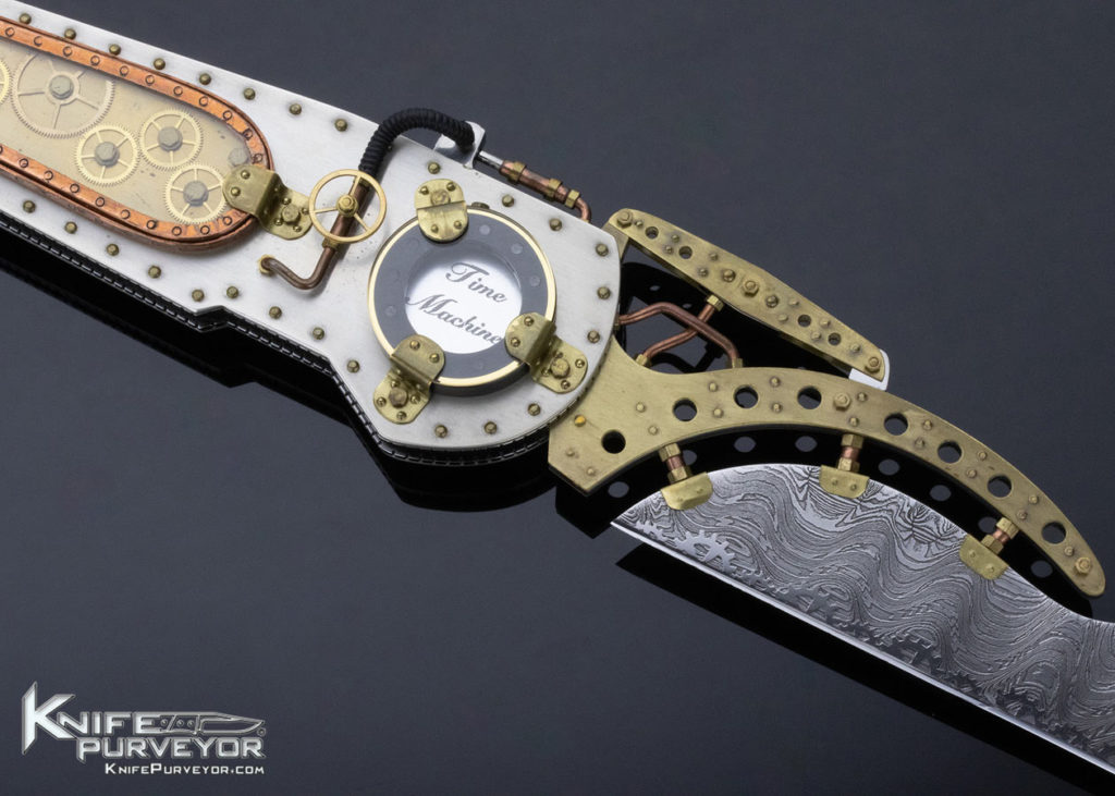 Van Barnett Custom Knife Sole Authorship Steam Punk "Suspension Blade ...