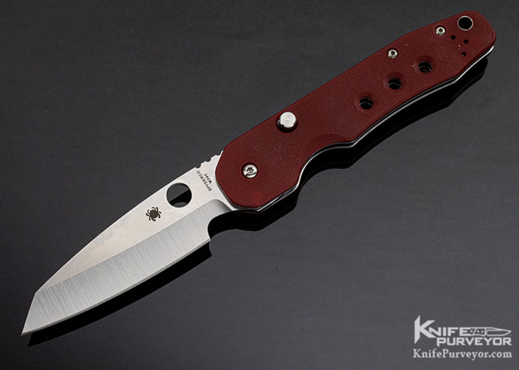 Spyderco Red Smock DLT Exclusive - Knife Purveyor