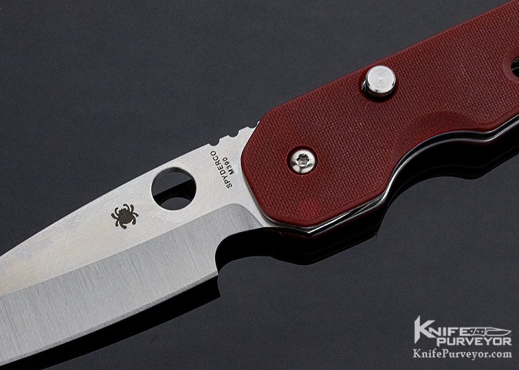 Spyderco Red Smock DLT Exclusive - Knife Purveyor