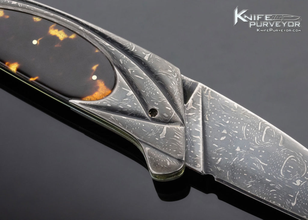 Terry Lee Renner Custom Knife Deco Wing Folder Devin Thomas Dot Matrix ...