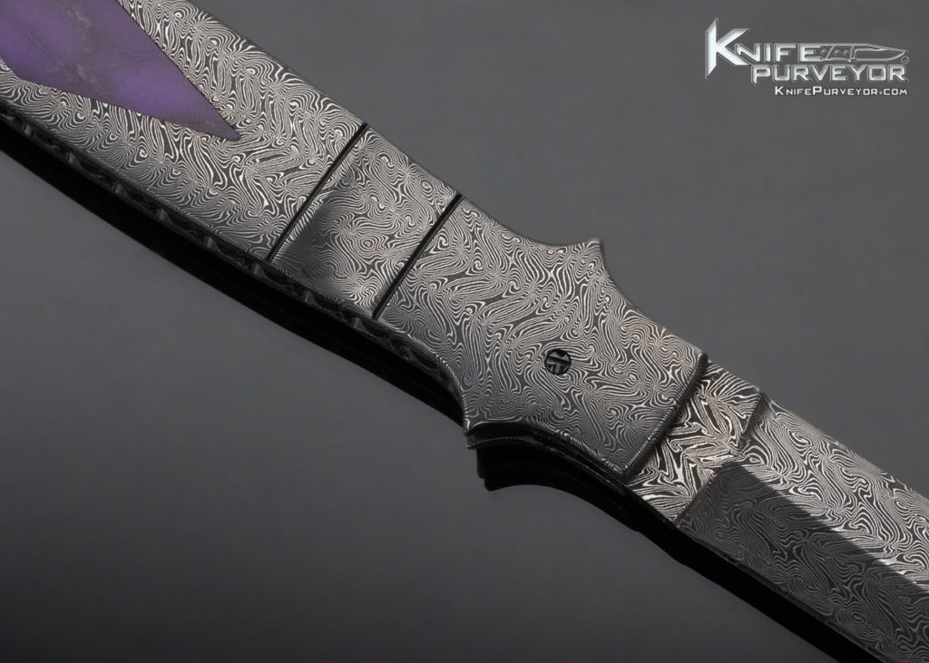 Jerry Rados Custom Knife Sole Authorship "Turkish Twist" Damascus ...