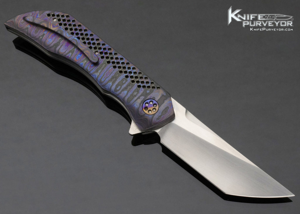 Kurt Merriken Custom Knife "Phantom" One Off Zipper Zurcuti with M390 ...