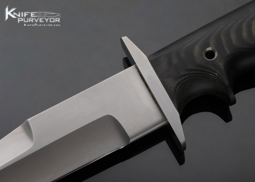 D. E. Casey Custom Knife Tactical Fixed Blade - Knife Purveyor