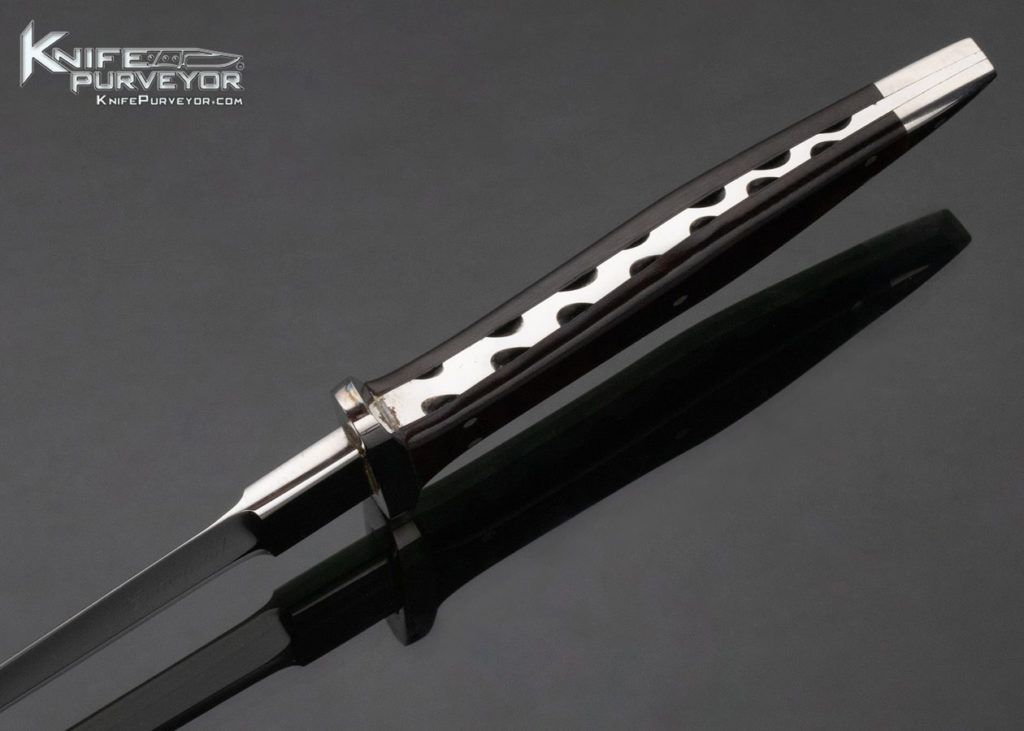 Pat Crawford Custom Knife Micarta Dagger - Knife Purveyor