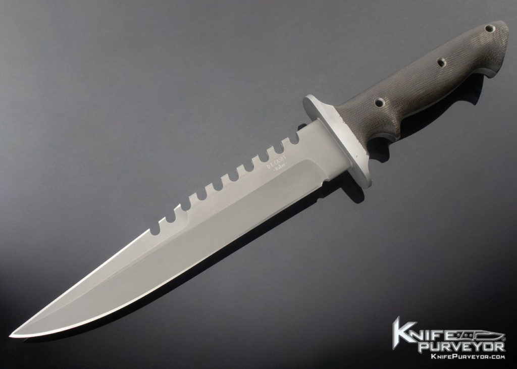 D. E. Casey Custom Knife Tactical Fixed Blade - Knife Purveyor