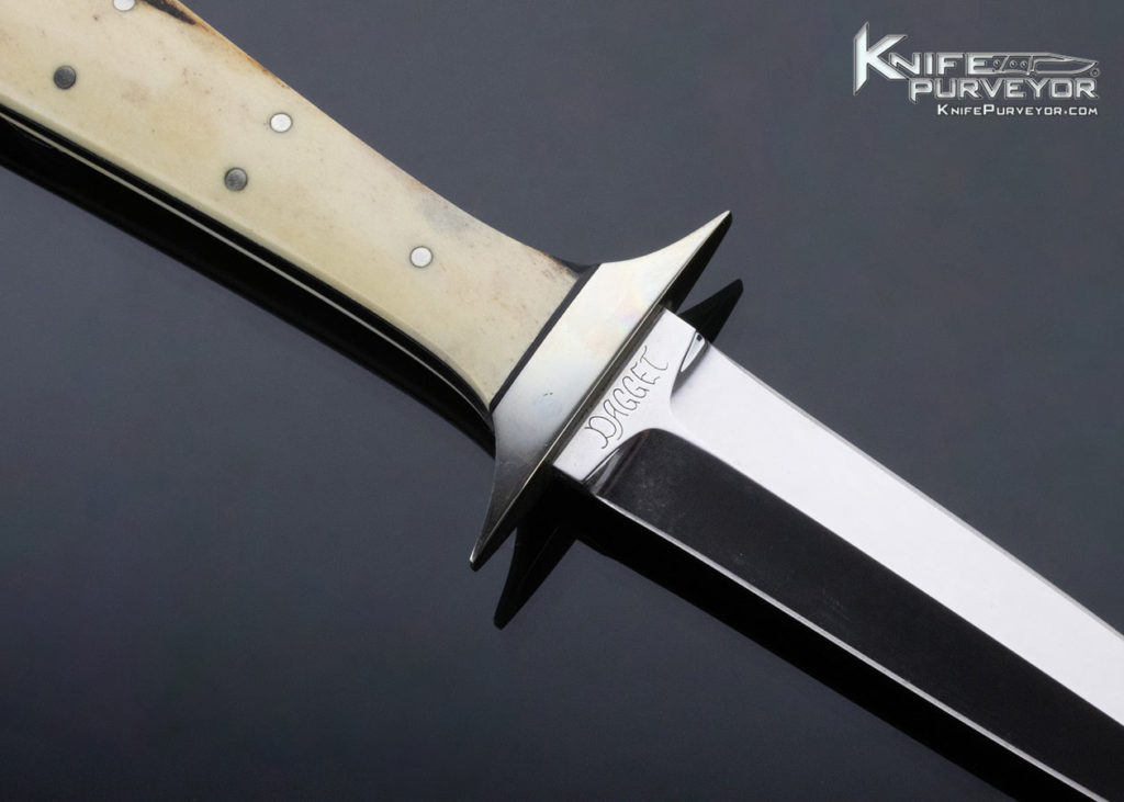 Dan Dagget Custom Knife Stag Dagger - Knife Purveyor