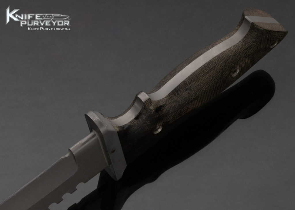 D.E. Casey Custom Knife Tactical Micarta Fixed Blade - Knife Purveyor