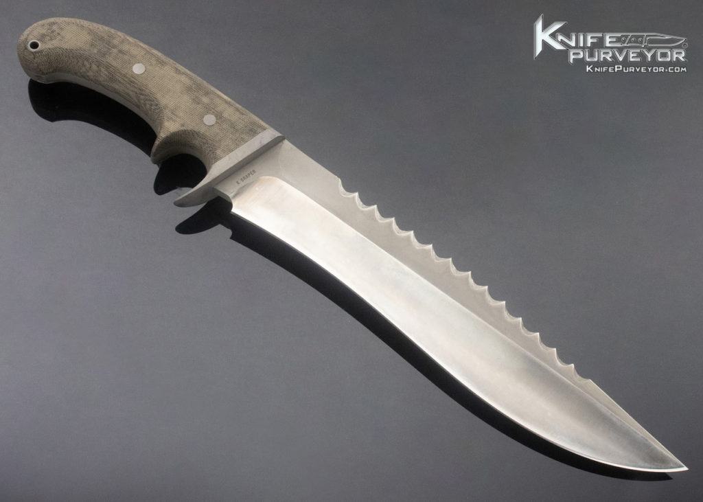 Kent Draper Custom Knife Micarta Fixed Blade - Knife Purveyor