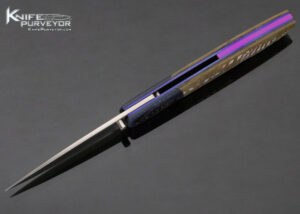 Stan Fujisaka Custom Knife Jim Sornberger Engraved Composite Abalone ...