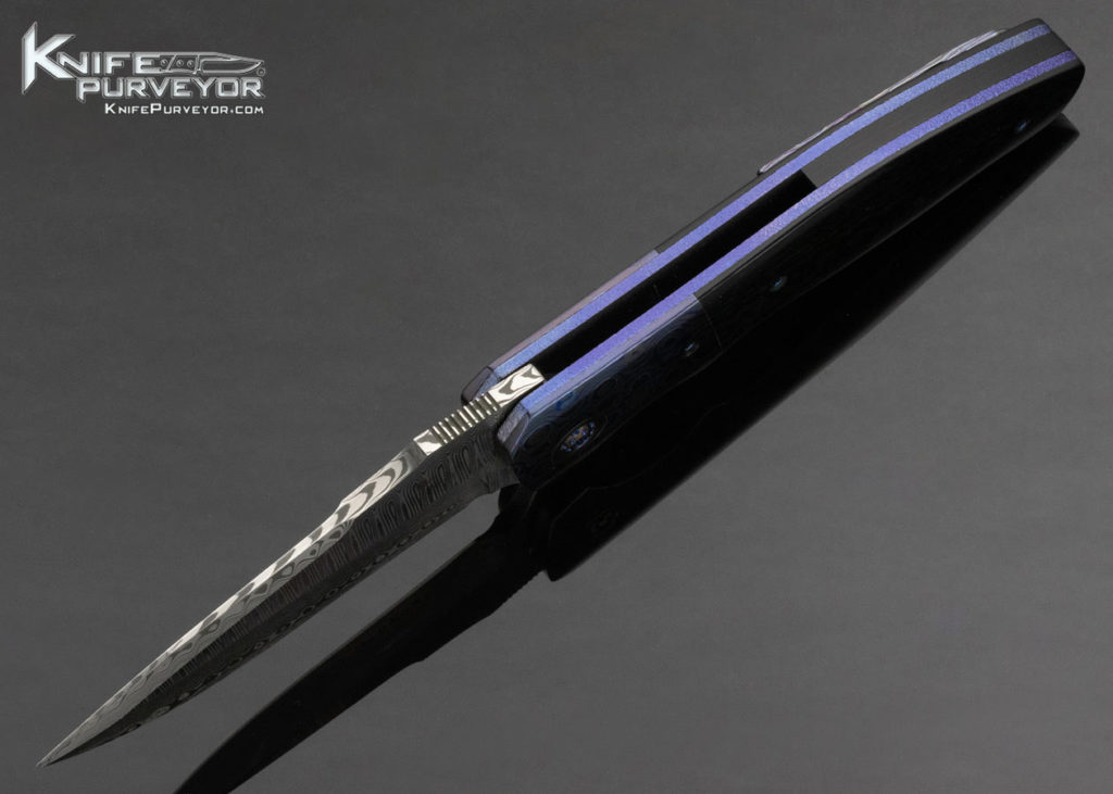 Kirby Lambert Custom Knife Damasteel Zircuti and Carbonfiber Augustus ...