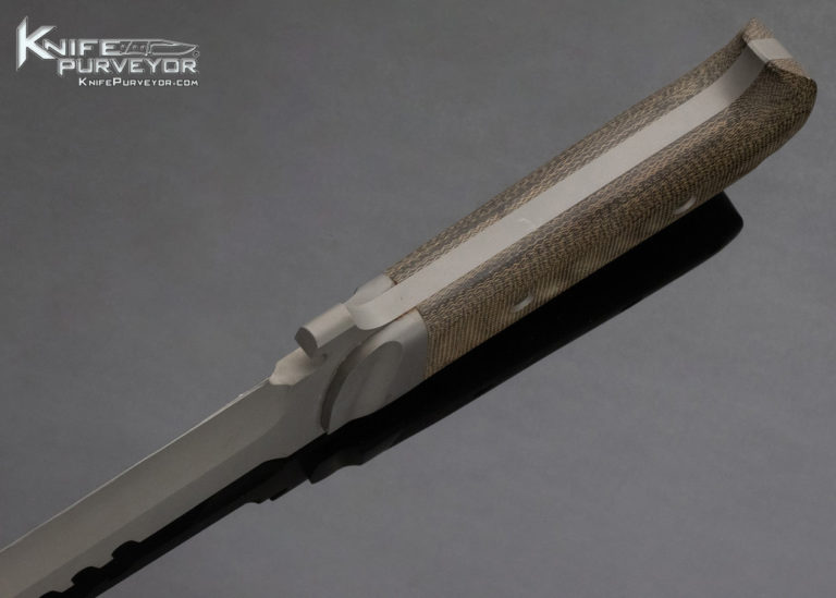 D. E. Casey Custom Knife Micarta and Bead Blasted Tactical Fixed Blade ...