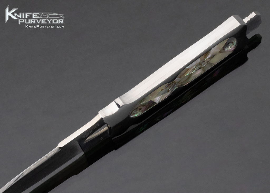 Larry Hendricks Custom Mosaic Abalone Kangaroo Dagger - Knife Purveyor