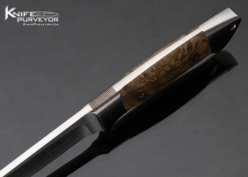 Edmund Davidson Custom Knife Loveless Design Integral Drop Point Hunter ...