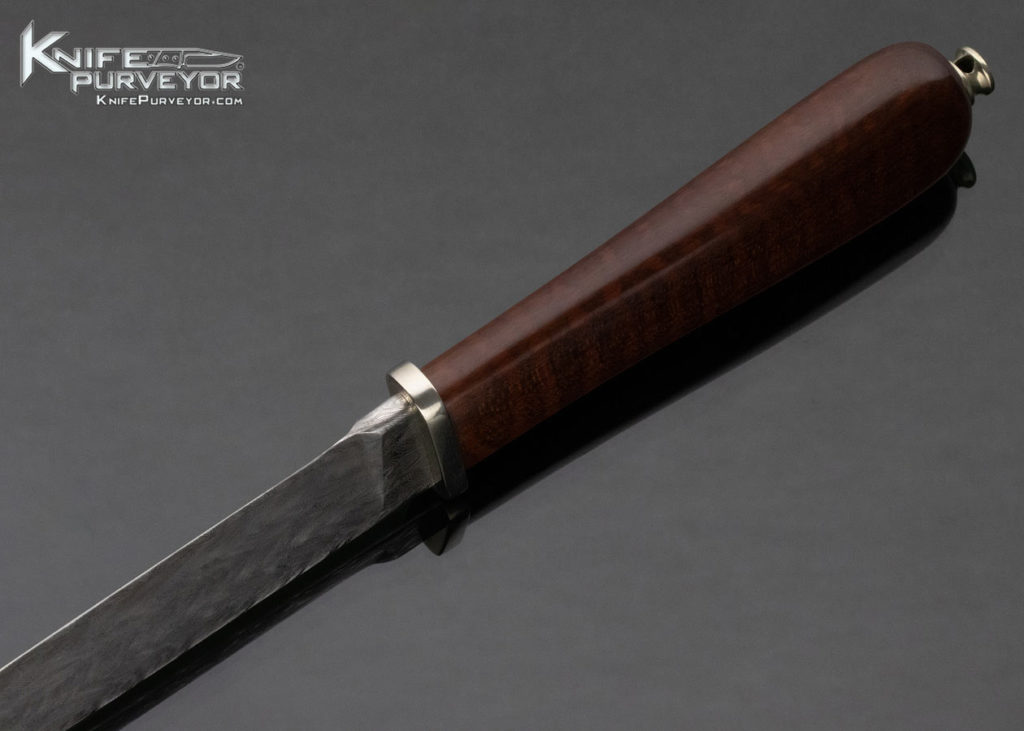 Jerry Rados Custom Knife Damascus and Snakewood California Dagger with ...