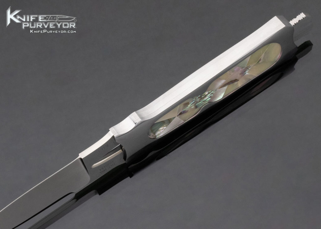 Larry Hendricks Custom Mosaic Abalone Kangaroo Dagger - Knife Purveyor