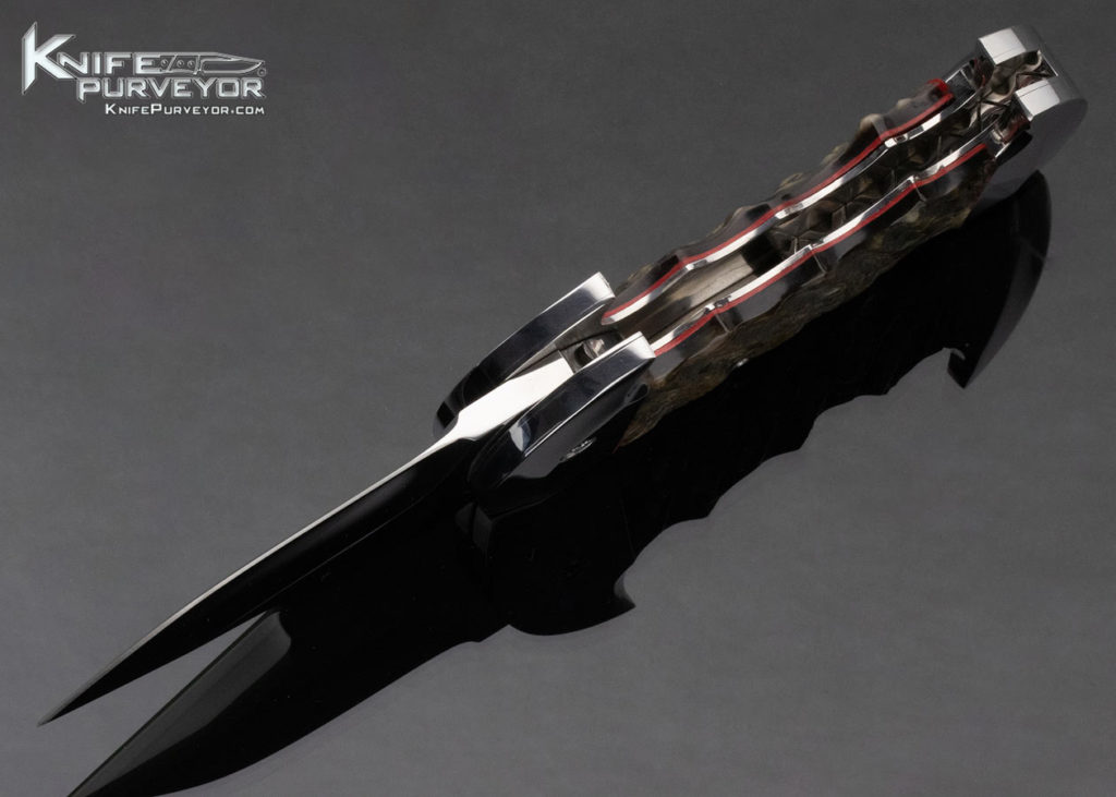 Gil Hibben Custom Knife Rams Horn Large Lockback - Knife Purveyor