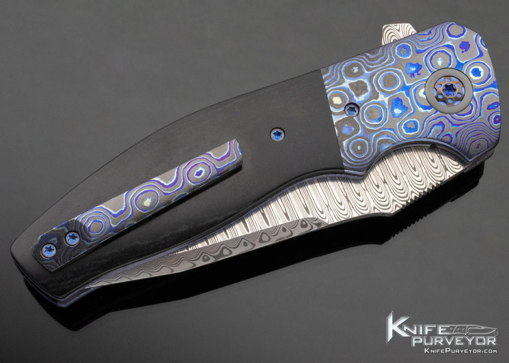 Kirby Lambert Custom Knife Damasteel Zircuti and Carbonfiber Augustus ...