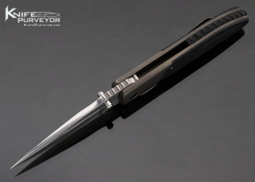 Brad Southard Custom Knife Canvas Micarta and Titanium TAD Dauntless ...
