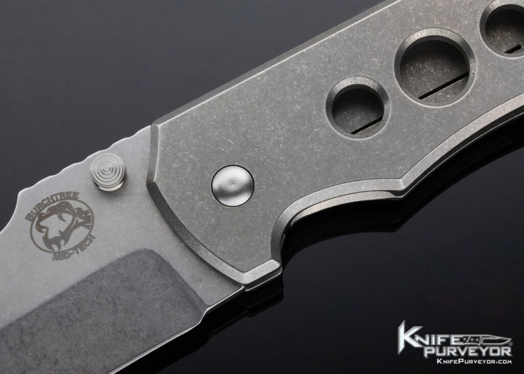 Michael Burch Custom Knife Midtech Titanium Framelock - Knife Purveyor
