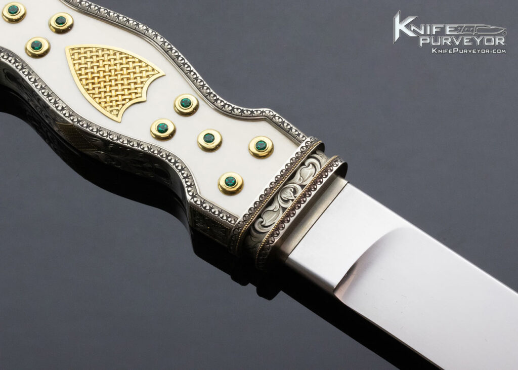 Steven Rapp Custom Knife Julie Warenski Engraved California Dagger with ...