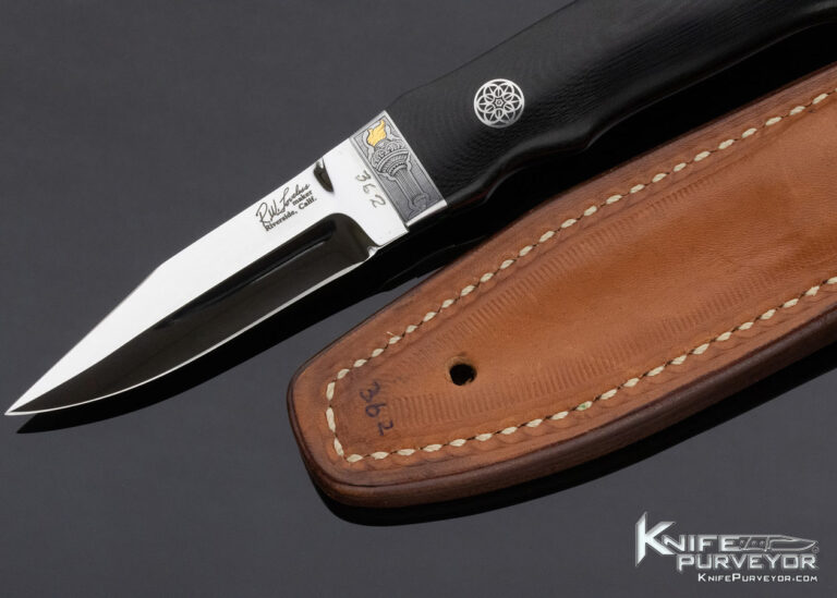 Bob Loveless Custom Knife Black Micarta Signature Logo New York Special ...