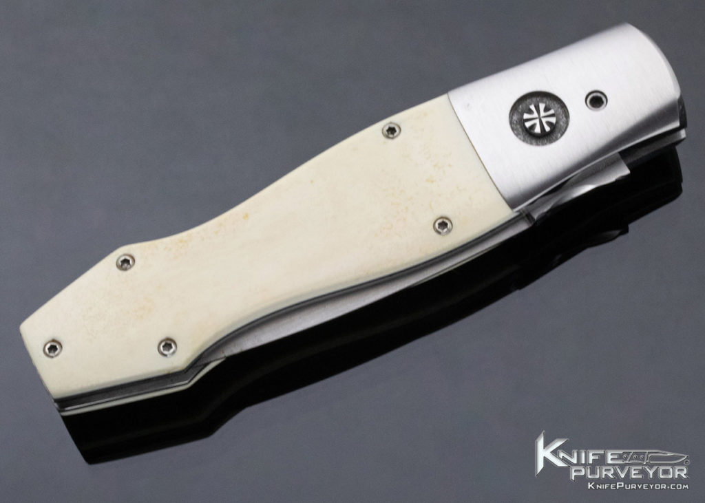 Charlie Dake Custom Knife Mammoth Button Lock Automatic Dagger - Knife ...
