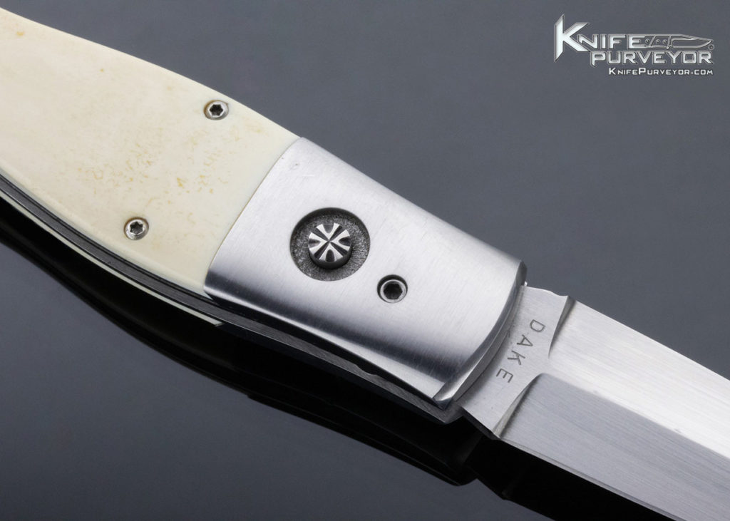 Charlie Dake Custom Knife Mammoth Button Lock Automatic Dagger - Knife ...