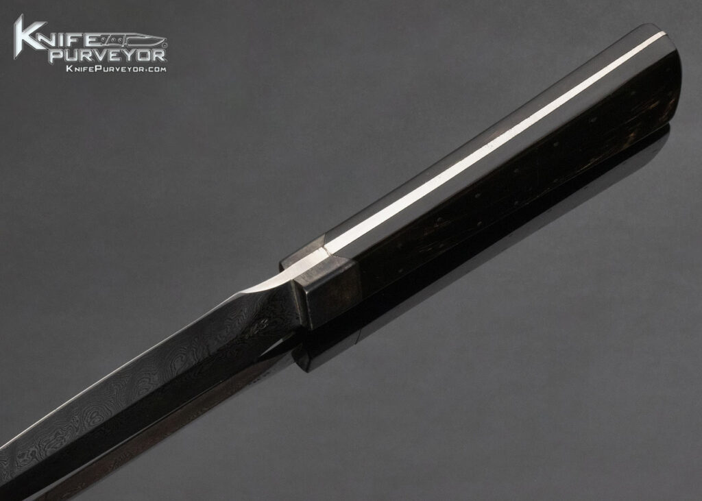 Howard Clark Custom Knife MS Damascus Dagger - Knife Purveyor