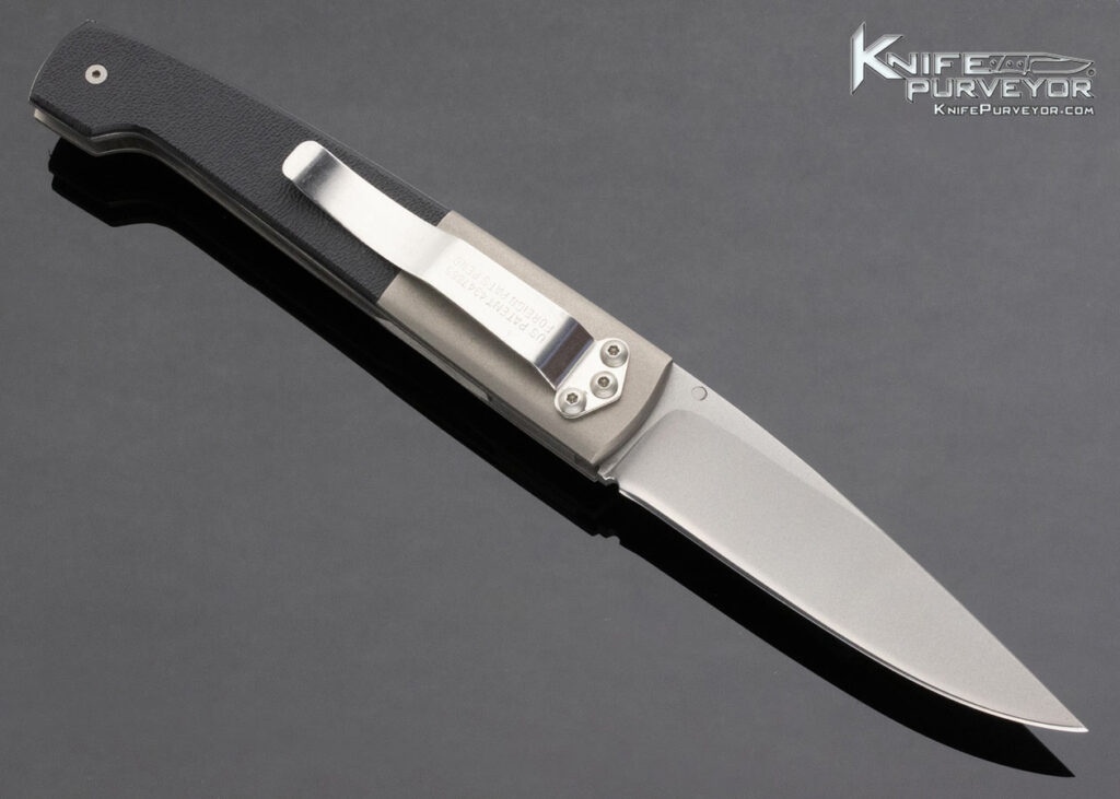 Kit Carson Custom Knife G10 and Titanium Tactical Linerlock - Knife ...