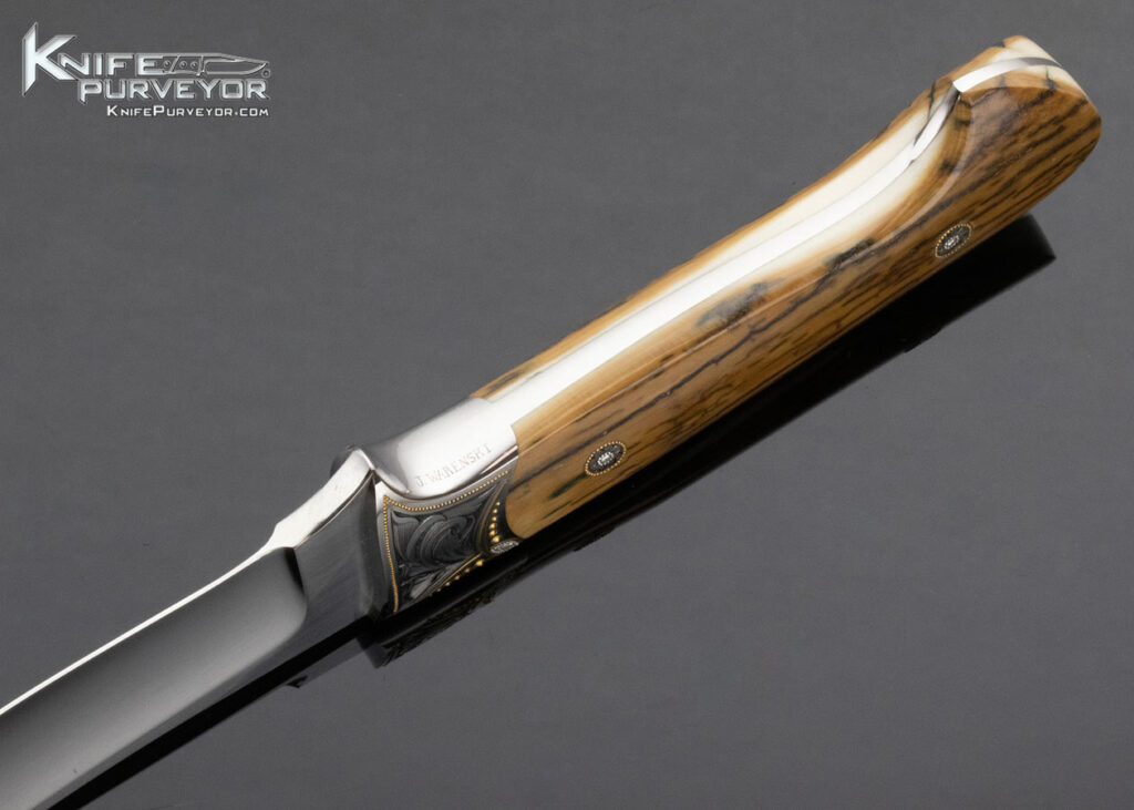 Curt Erickson Custom Knife Mammoth Skinner Engraved by Julie Warenski ...