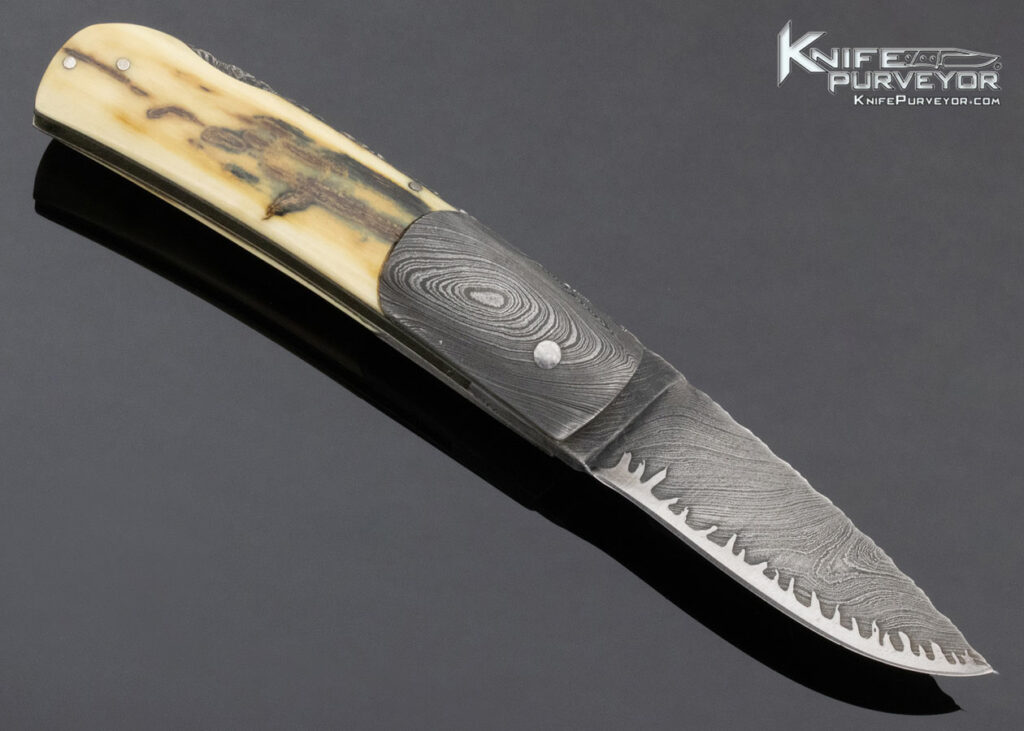 Daniel Winkler Custom Knife Sole Authorship Damascus and Mammoth ...