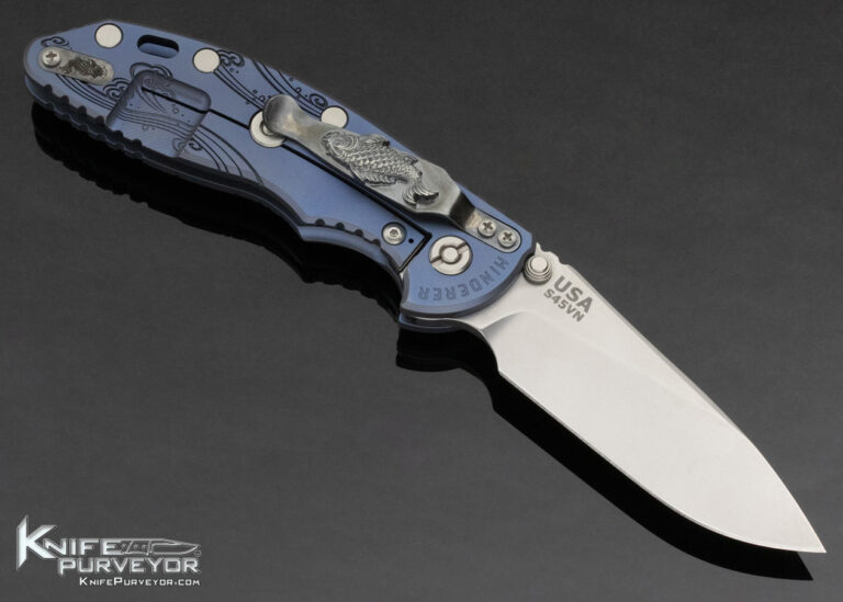 Rick Hinderer Custom Knife XM-18 Koi Steal Flame 2023 Blade Show ...