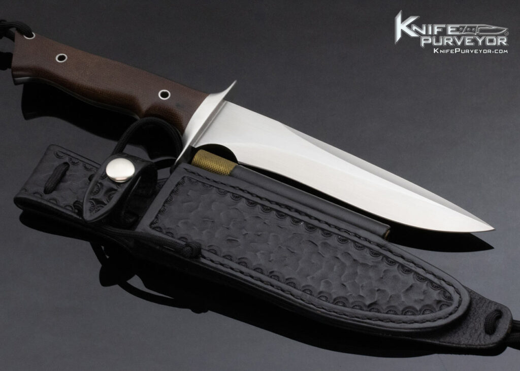Walter Brend Custom Knife Micarta w Sheath - Knife Purveyor