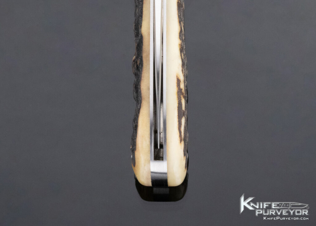 Tony Bose Custom Knife Single Blade Stag Swayback Jack Slip Joint with ...