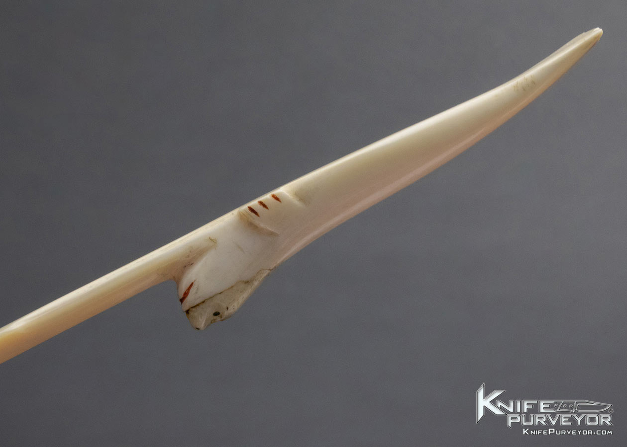 Carved Mammoth "Seal" Letter Opener - Knife Purveyor