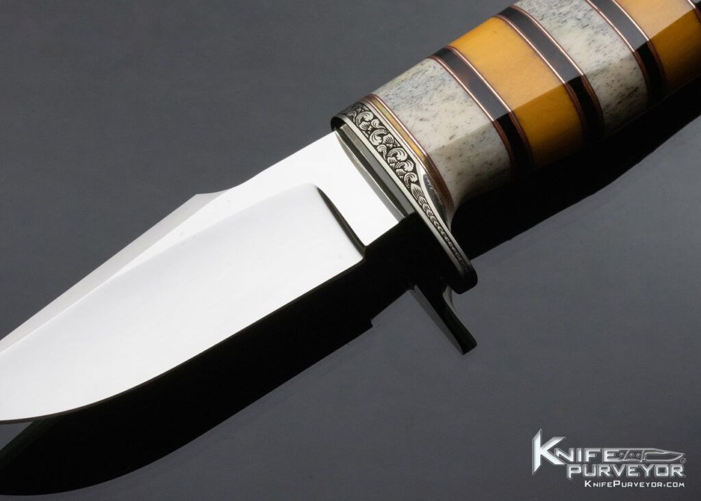 D'Alton Holder Custom Knife My Knife Engraved by Bruce Shaw Eagle with ...
