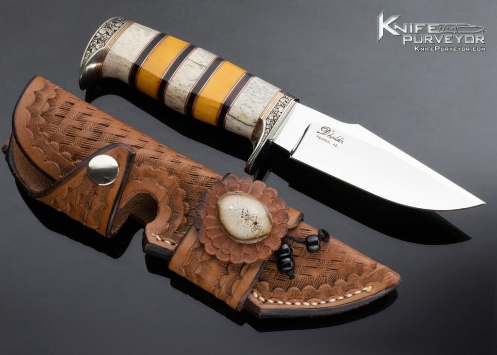 D'Alton Holder Custom Knife My Knife Engraved by Bruce Shaw Eagle with ...