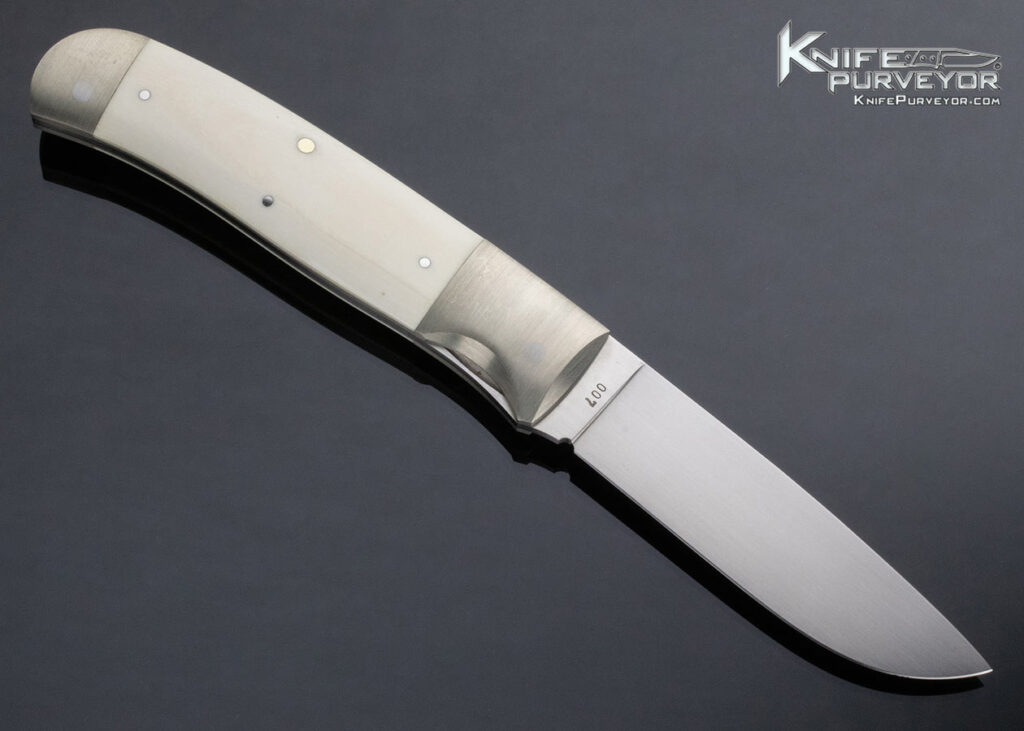 Jess Horn Custom Knife Bob Engnath Scrimshawed Interchangeable Bladed ...