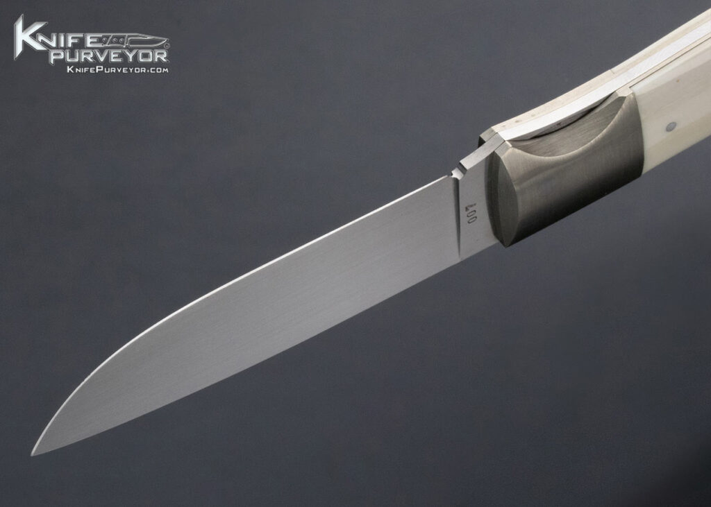 Jess Horn Custom Knife Bob Engnath Scrimshawed Interchangeable Bladed ...