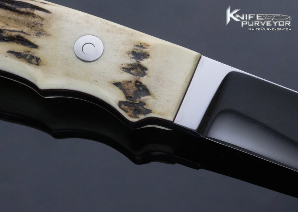 Bob Loveless Custom Knife Improved Handle Stag Utility - Knife Purveyor