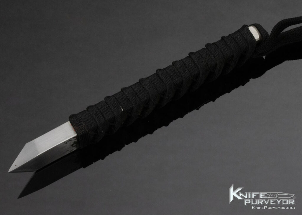 Don Fogg Custom Knife Japanese Cord Wrap Sober Stick - Knife Purveyor