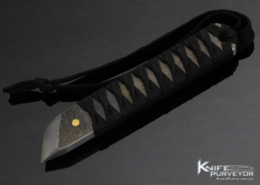 Don Fogg Custom Knife Japanese Cord Wrap Sober Stick - Knife Purveyor