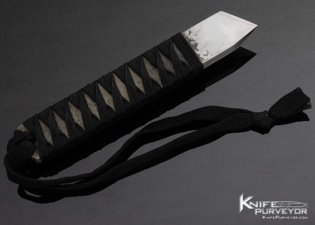 Don Fogg Custom Knife Japanese Cord Wrap Sober Stick - Knife Purveyor