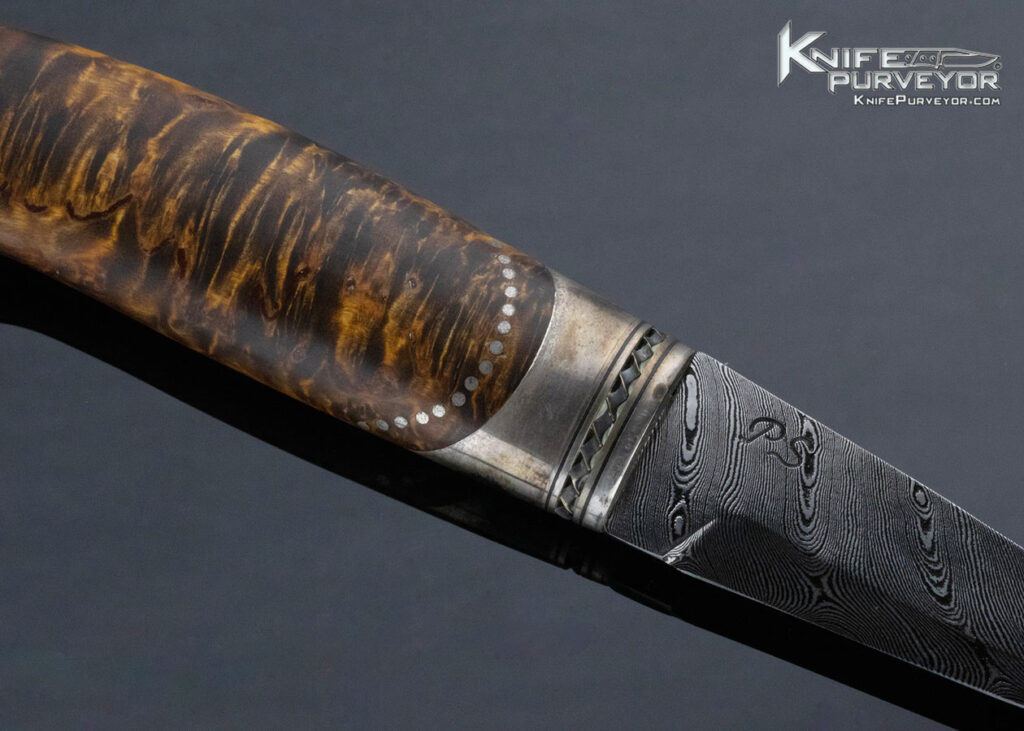 Leif Reirsen Poul Strande PS Initialed Blade Custom Knife Damascus ...
