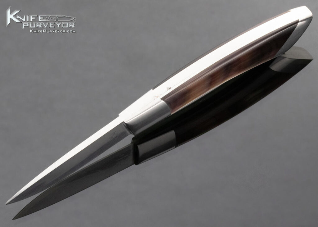 Billy Mace Imel Custom Knife Black Lip Pearl Gentelmans Slip Joint with ...