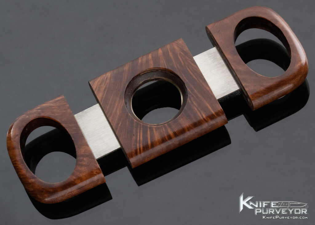 Savinelli Italian Vintage Briar Wood Cigar Cutter - Knife Purveyor
