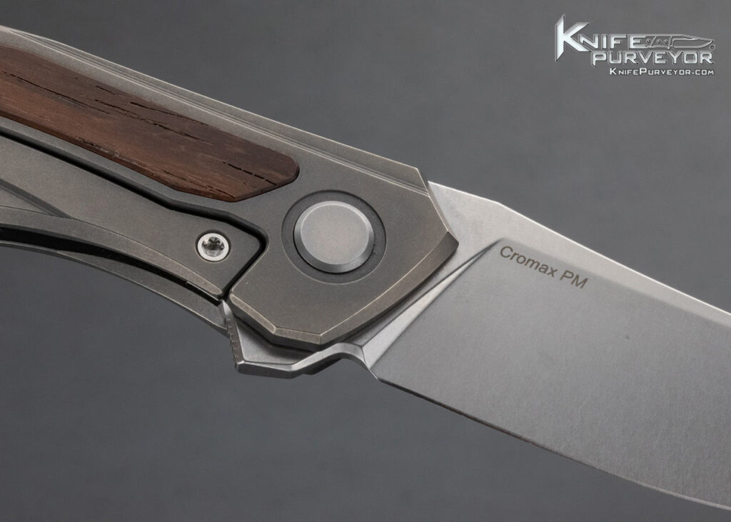 Sergei Shirogorov Custom Knife Quantum Ursus Wood Titanium Interframe ...