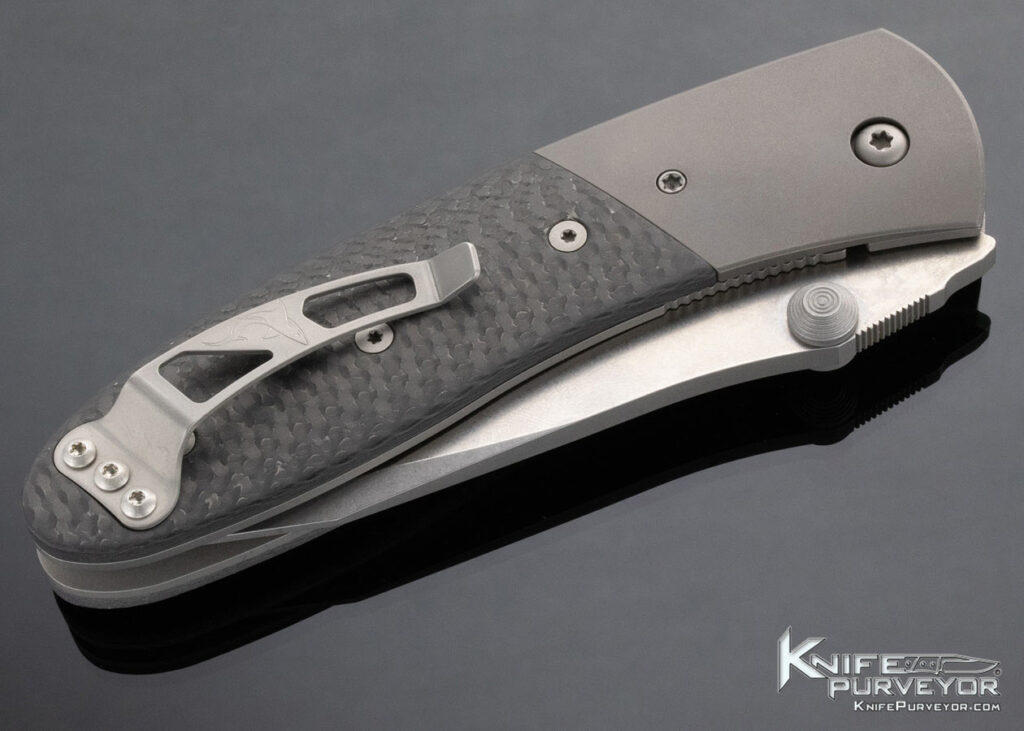 Microtech Custom Knife Carbon Fiber Model LCC-MA Lightfoot 154 CM ...